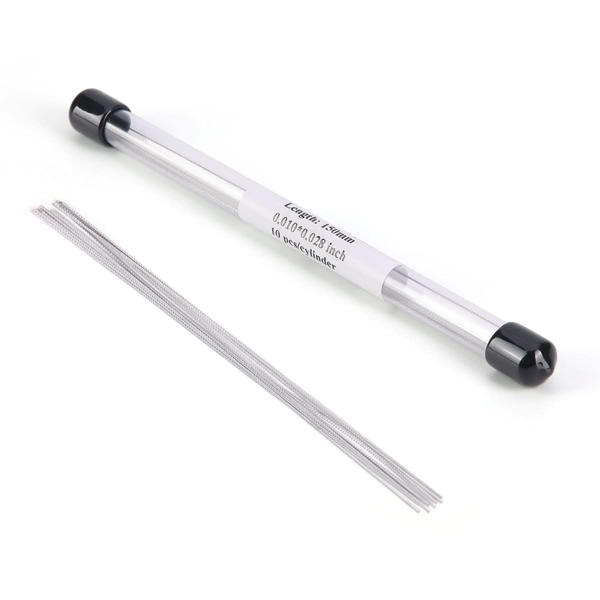 Dental Ortho Lingual Retainer Wire Flat Straight Twist Wires 10pcs/Pac