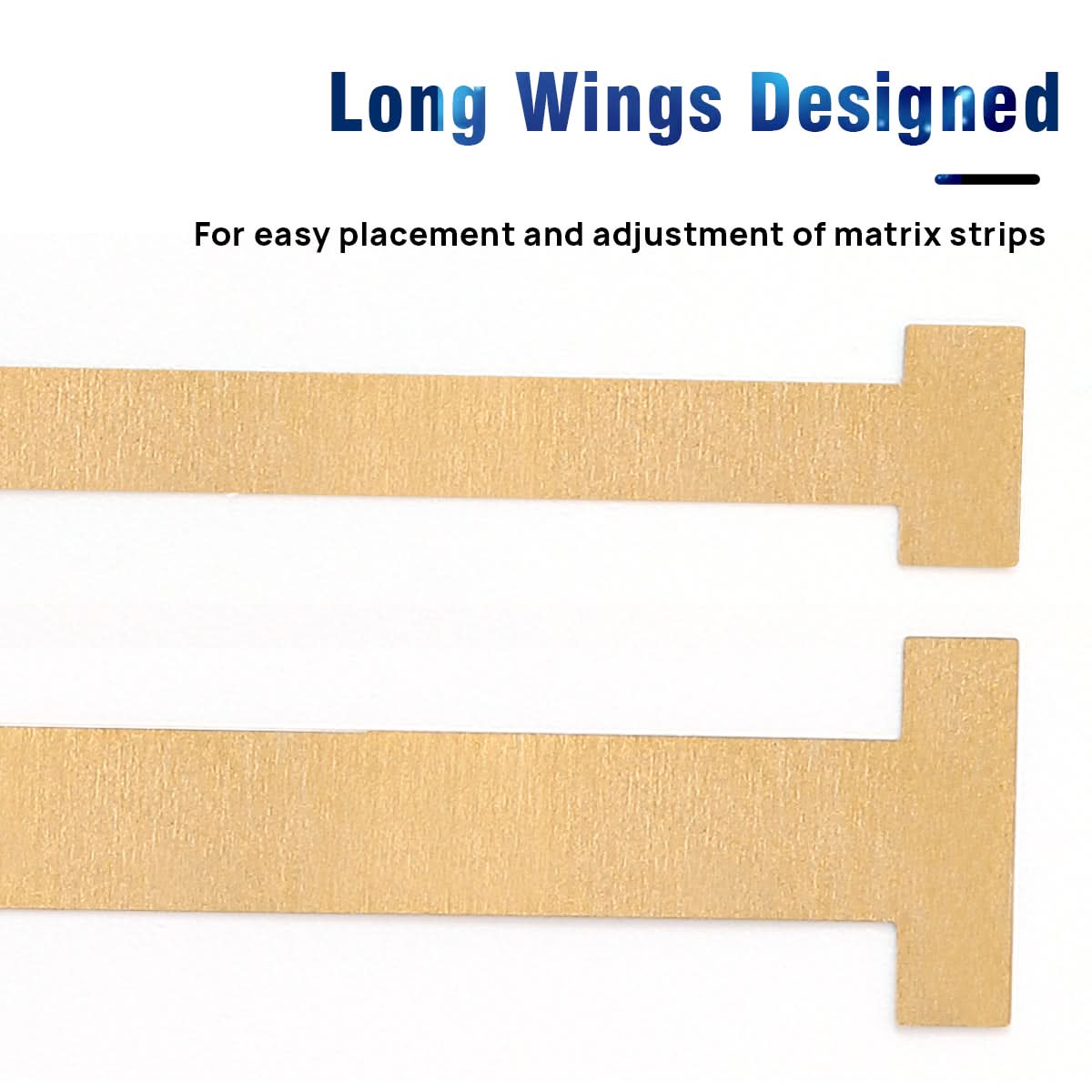 Dental T Matrix Bands Curved/Straight 0.05mm 20pcs/Pack