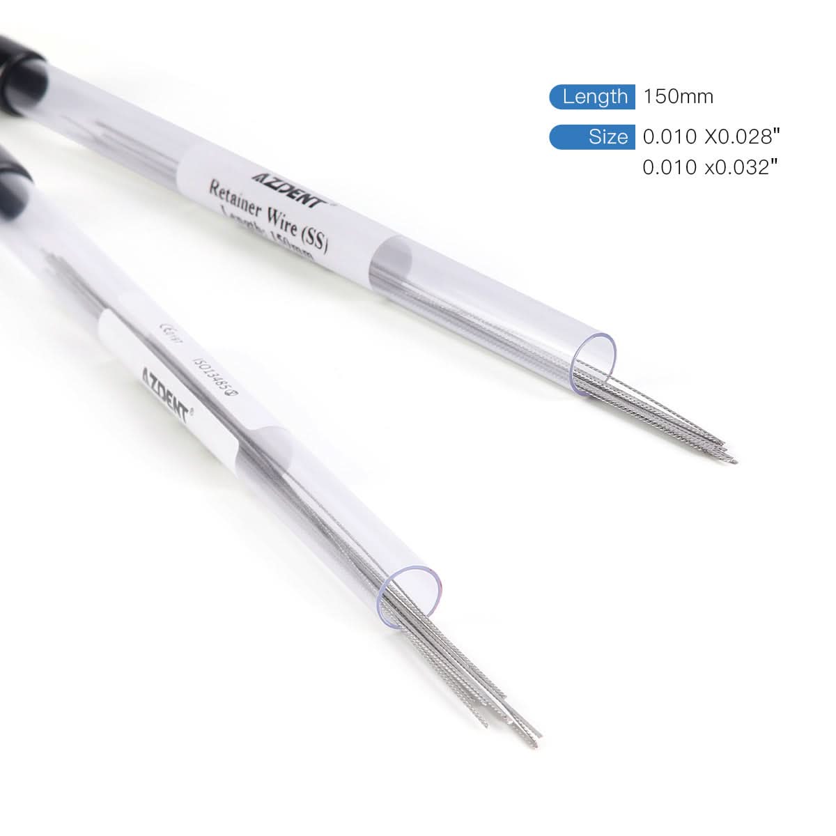 Dental Ortho Lingual Retainer Wire Flat Straight Twist Wires 10pcs/Pac