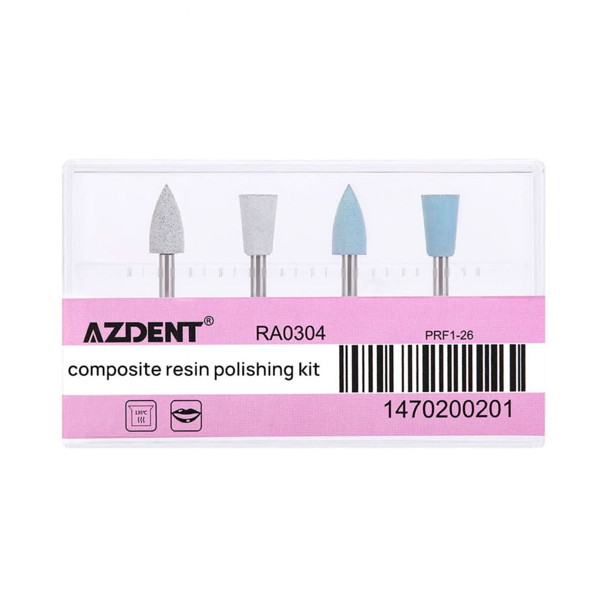 Dental Polishing Kit for Composite Resin RA 0304 4pcs/Box