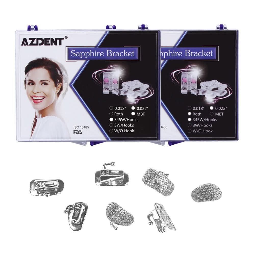 Orthodontic Ceramic Bracket Positioning Monocrystalline Sapphire Mini