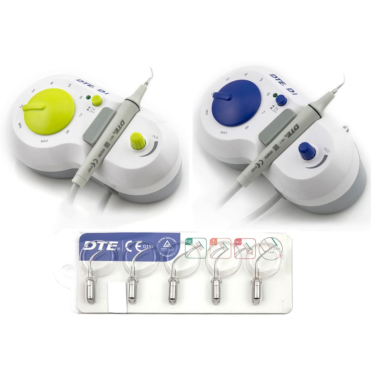 Woodpecker DTE D1 Ultrasonic Scaler Ultrasonic Piezo Scaler Green Colo