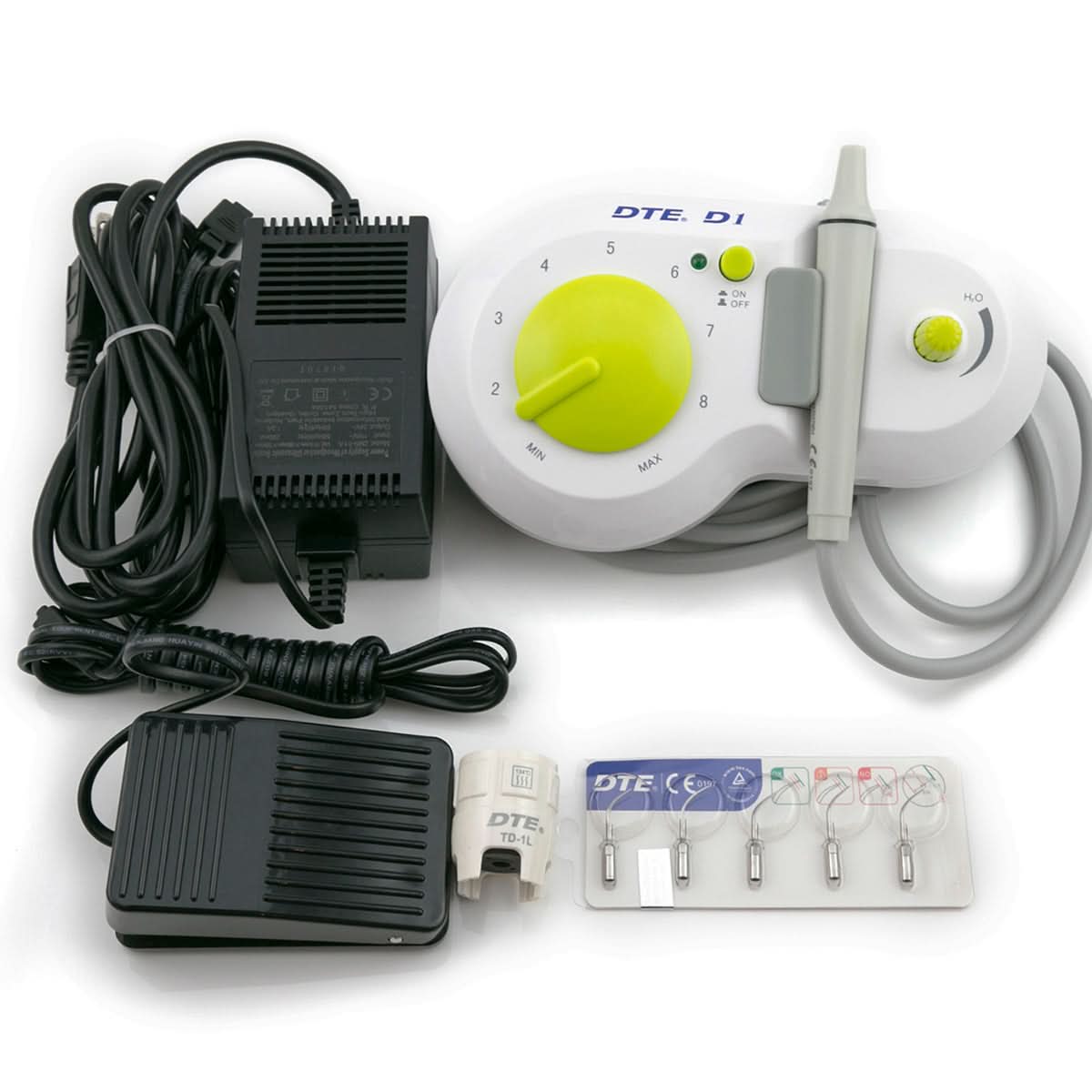 Woodpecker DTE D1 Ultrasonic Scaler Ultrasonic Piezo Scaler Green Colo