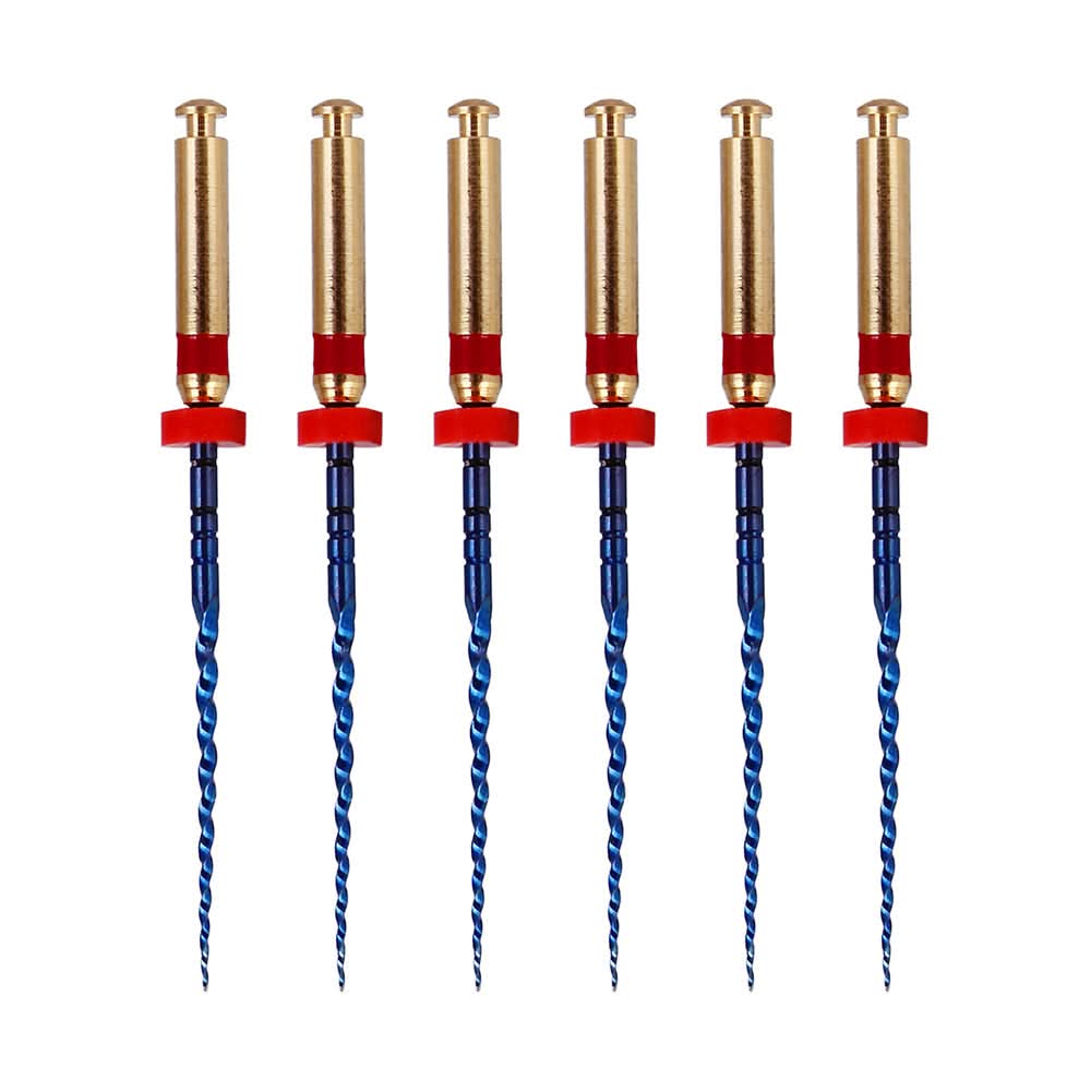 Endo NiTi Rotary Engine Files Heat Activated 25mm F2 6pcs/Pk