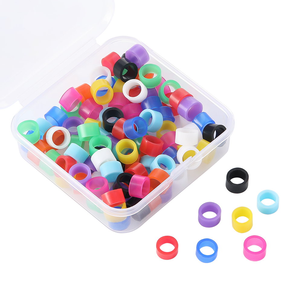 Universal Silicone Dental Instruments Color Code Rings 10 Colors Autoc