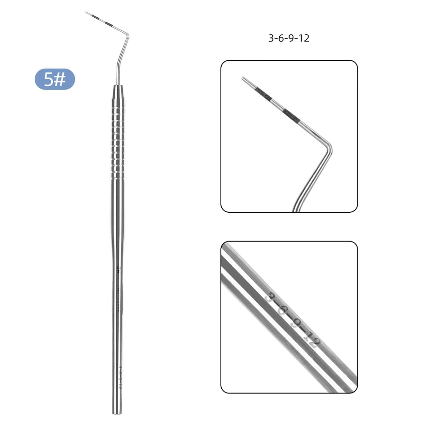 Dental Probe Graduated Periodontal Probe Scale Probe
