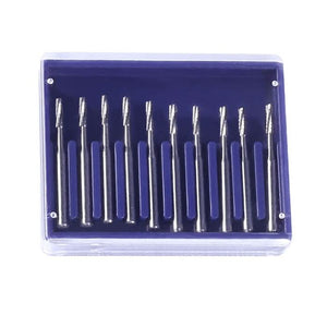 Dental Carbide Bur Straight Fissure Crosscut FG #557 10pcs/Box