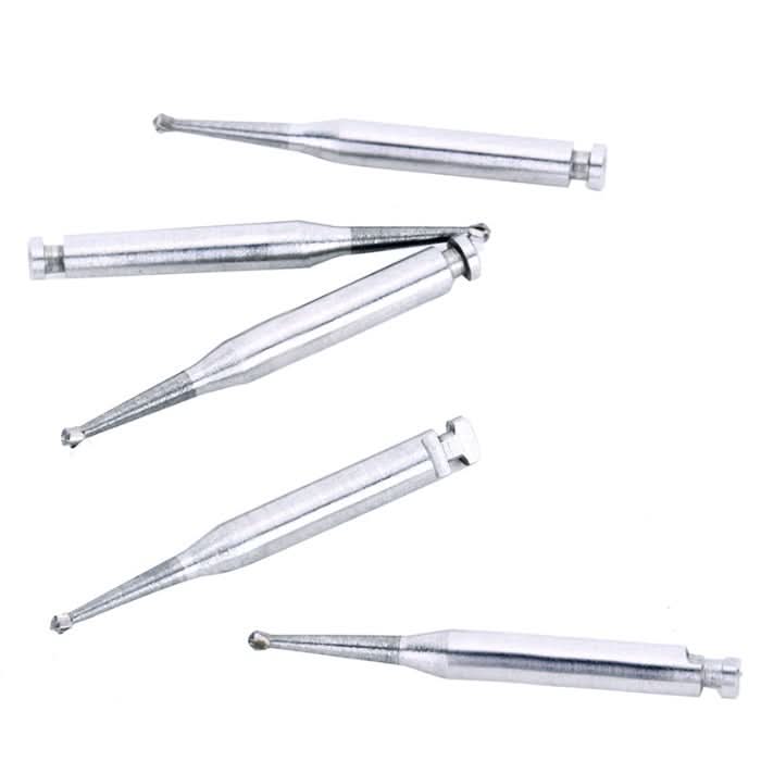 Dental Carbide Bur for Slow Speed Latch Round RA #2 1mm 5pcs/Box