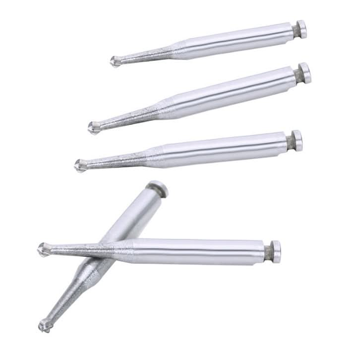 Dental Carbide Bur for Slow Speed Latch RA #4 Round 1.4mm 5pcs/Box